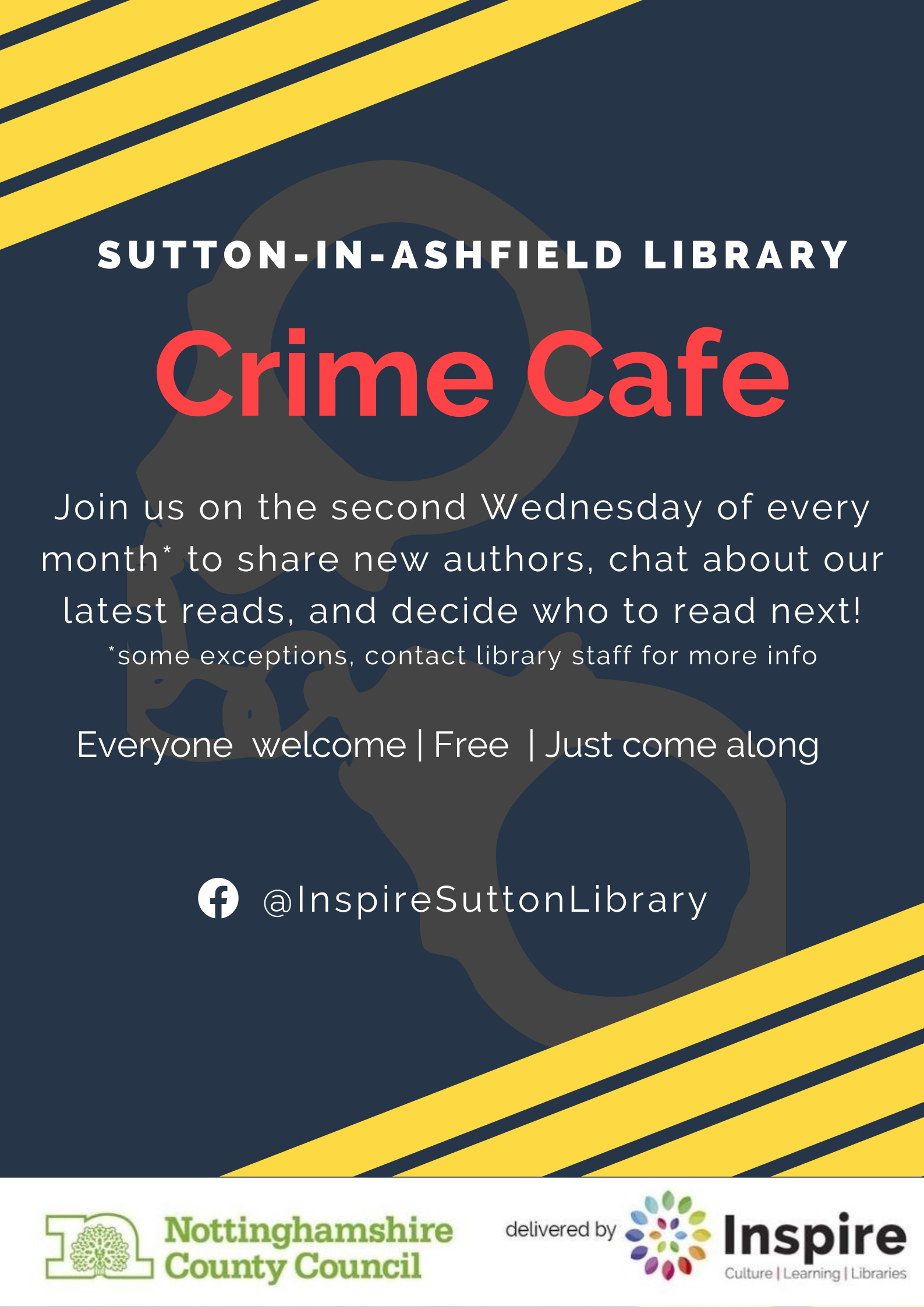Crime Cafe with Sutton Library - Idlewells Shopping